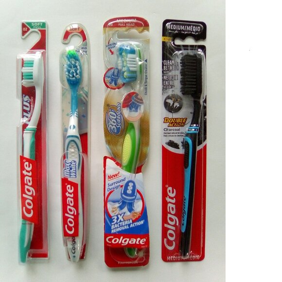 colgate | Bath | 4 Colgate Toothbrushes Plus Max White 36 Surround ...